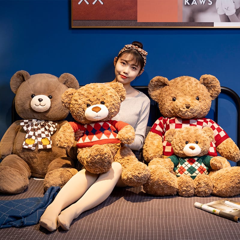 Adorable Plush Teddy Bear with Fashionable Clothes – Perfect Gift for ...