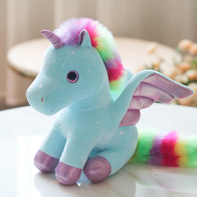 Magical Unicorn Plush Toy with Rainbow Starry Sky – Perfect Doll Gift ...